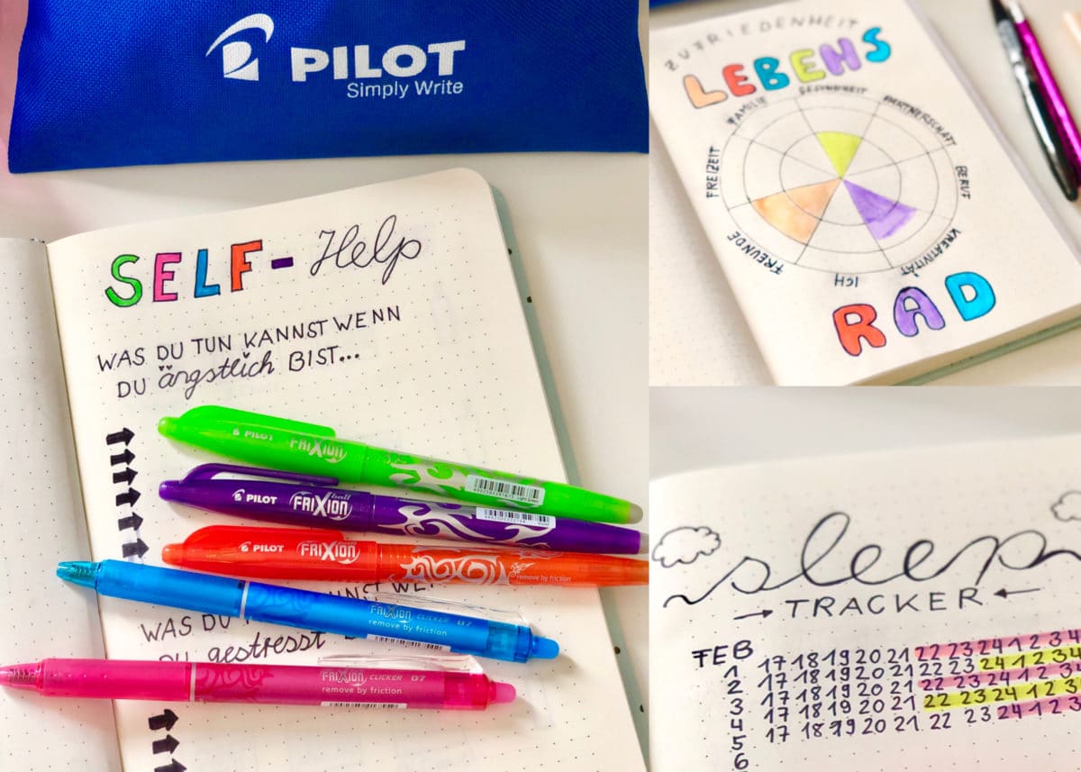 Bullet Journal Ideen - 4 kreative Vorlagen